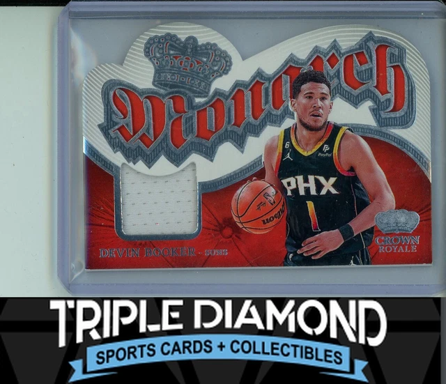 2023-24 PANINI CROWN Royale Devin Booker Monarch Die-Cut Patch Suns ...