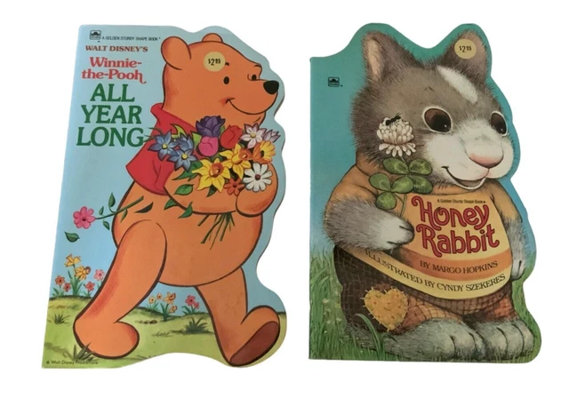 GOLDEN BOOKS WALT Disneys Winnie-the-Pool All Year Long 1981 & Honey ...