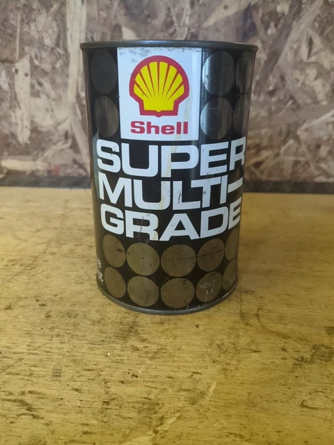 VINTAGE SHELL SUPER Multi Grade 1 Litre Can. £20.00 - PicClick UK