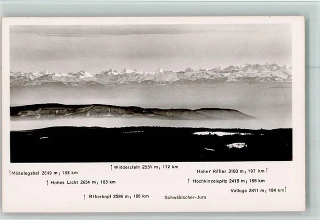 10510833 - 7828 Feldberg Alpensicht vom Feldbergturm EUR 6,99 - PicClick DE