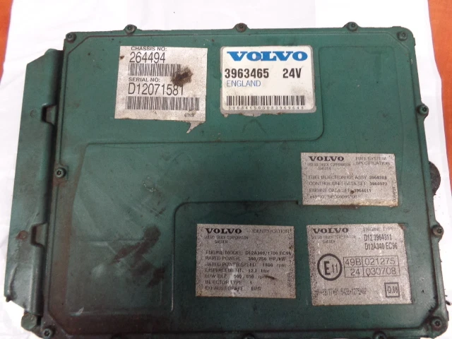 VOLVO FH12 ENGINE control unit ECU, EDC, D12A340, 250KW, 340PS, D12A £ ...