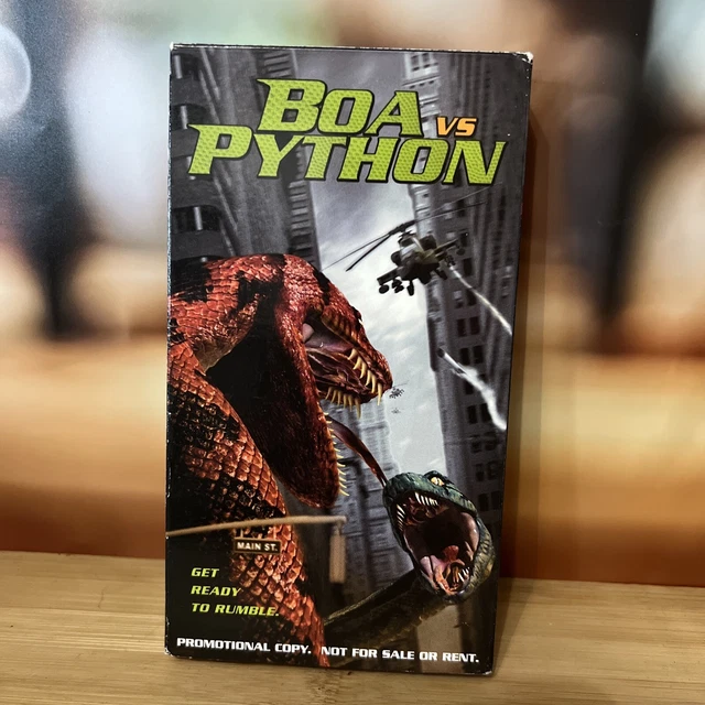 BOA VS. PYTHON (VHS, 2004) Rare Promotional Copy $5.00 - PicClick
