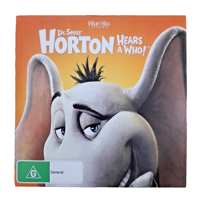 DR. SEUSS' HORTON Hears A Who (DVD, 2008) Cardboard Sleeve Case $6.40 ...