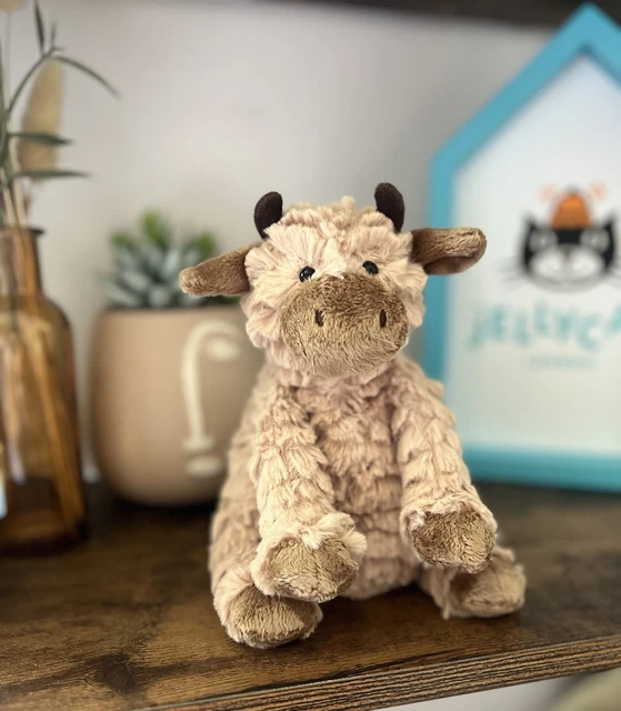 JELLYCAT FUDDLES CALF Heritage Collection Cow Farm Animal BNWT RARE ...