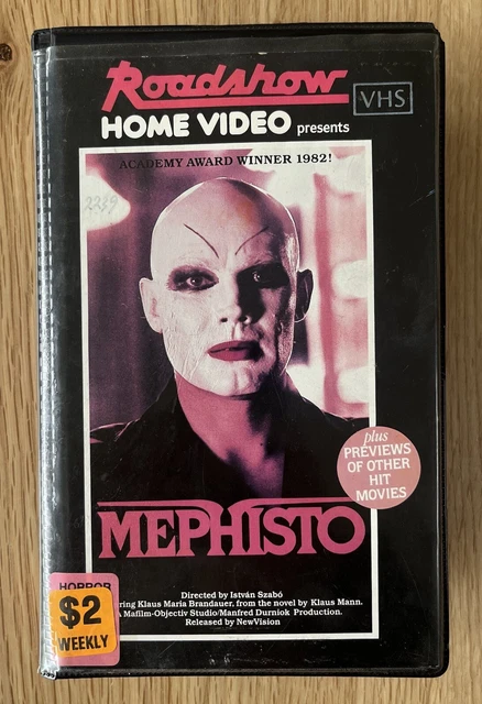VINTAGE MEPHISTO ROADSHOW Home Video Clamshell Horror VHS Tape Ex Rental £14.71 - PicClick UK