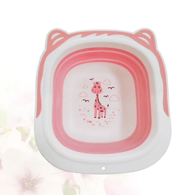 BABY BATHTUB WITH Stand Wash Basin Storage Container Kids Washing £9.78 ...