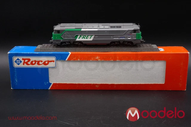 ROCO 69485 - Locomotive 3rails diesel A1A A1A 68000 SNCF "Fret" AC WS ...