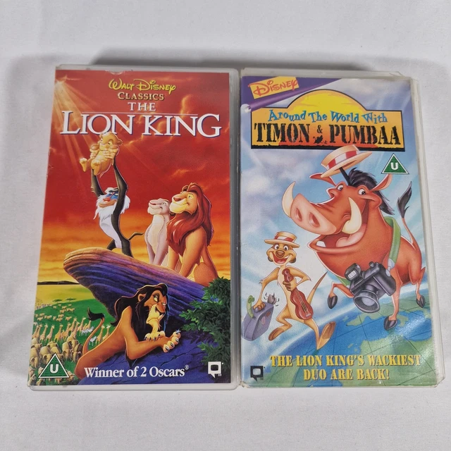 DISNEY THE LION King & Around The World With Timon & Pumbaa VHS Bundle ...