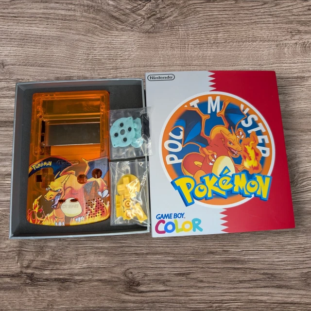 NINTENDO CHARIZARD POKEMON Complete Shell Kit Game Boy Color Housing GBC £44.99 - PicClick UK