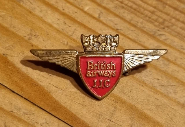 VINTAGE BRITISH AIRWAYS Junior Jet Enamel Pin Badge £3.99 - PicClick UK