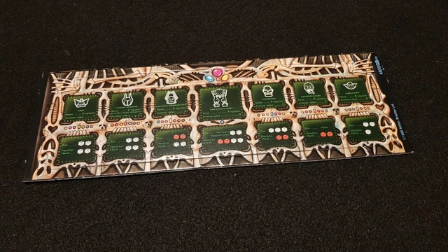 GAMES WORKSHOP MB Space Crusade ALIEN CONTROL PANEL Stat Reference Card ...