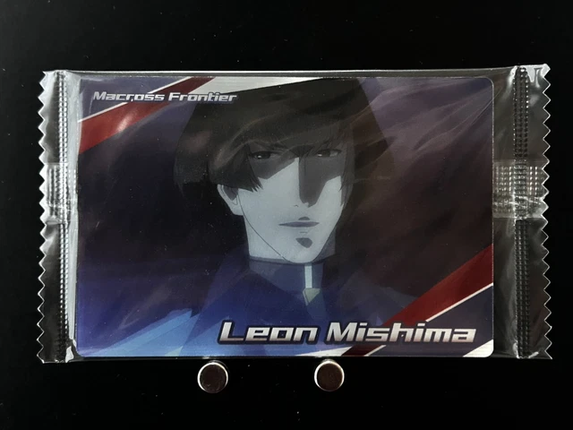 CARTA WAFER LEON Mishima Macross Frontier TCG BANDAI giapponese ...