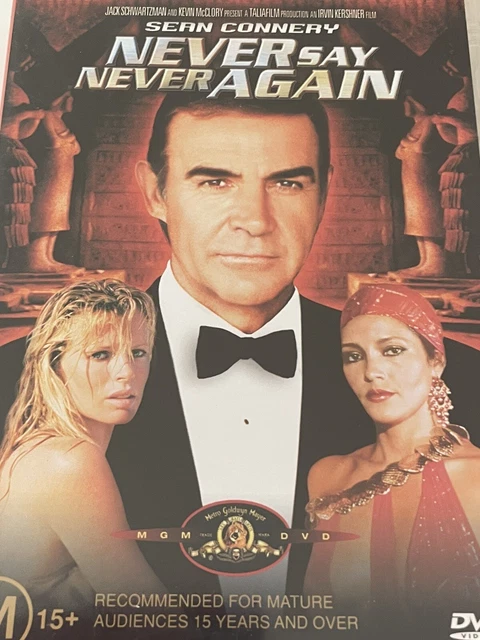 NEVER SAY NEVER Again James Bond 007 Sean Connery DVD Like New $21.95 ...