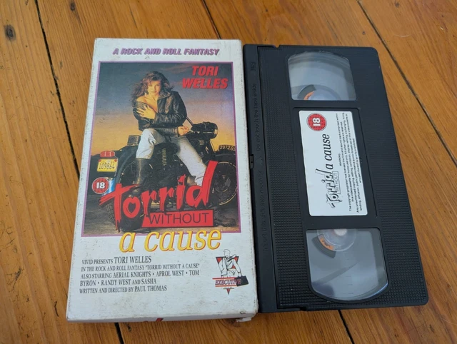 TORRID WITHOUT A Cause,tori Welles Cardboard Box Cover vhs,tested £12. ...