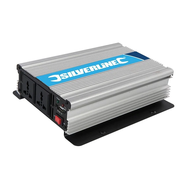 SILVERLINE ONDULEUR 12 V 1 000 W (2 x 500 W) EUR 152,10 - PicClick FR