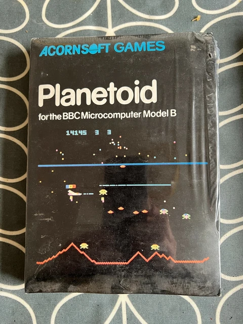 ACORNSOFT - BBC Micro Computer Model B cassette game - PLANETOID - sealed new £49.99 - PicClick UK