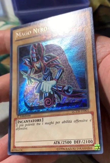 YU-GI-OH! MAGO NERO LCYW-IT001 Rara Segreta Secret 1 Ed no LOB LDD PSA ...