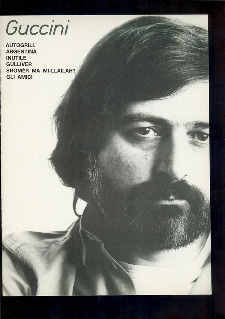 SPARTITO PARTITURAS SHEET music FRANCESCO GUCCINI "GUCCINI" originale ...