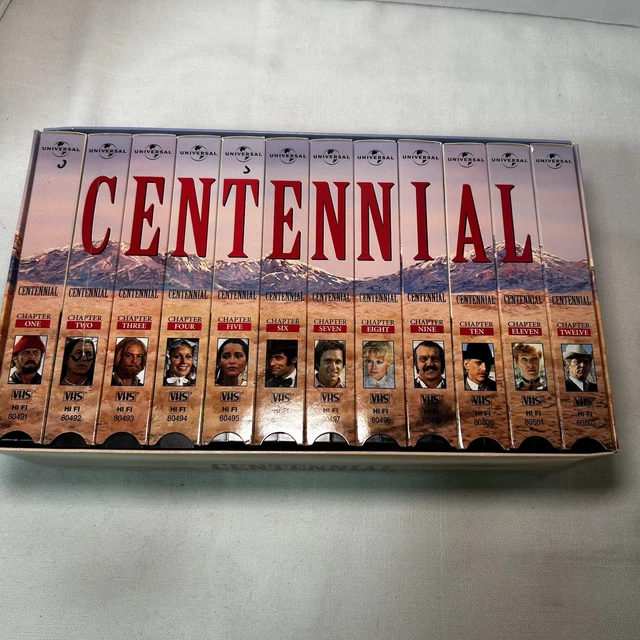 CENTENNIAL - THE Complete 1978 TV Mini-Series (1997, VHS, 12 Tape Set ...