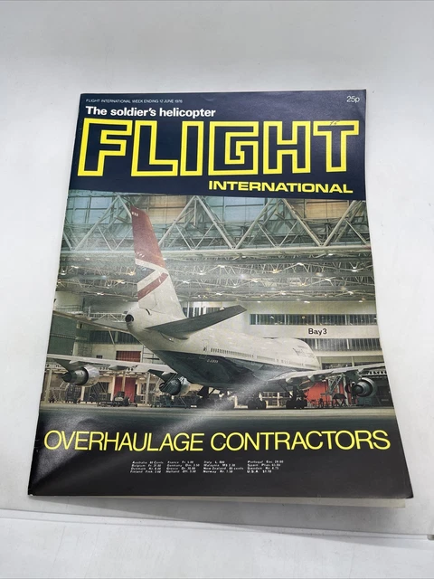 FLIGHT INTERNATIONAL MAGAZINE June 12, 1976 £16.20 - PicClick UK