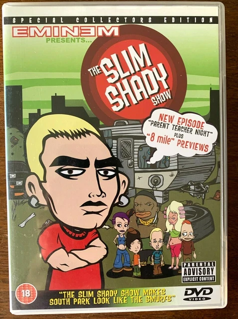 THE SLIM SHADY Show DVD Eminem Dessin Animé Rap Hip Hop Comédie Série ...