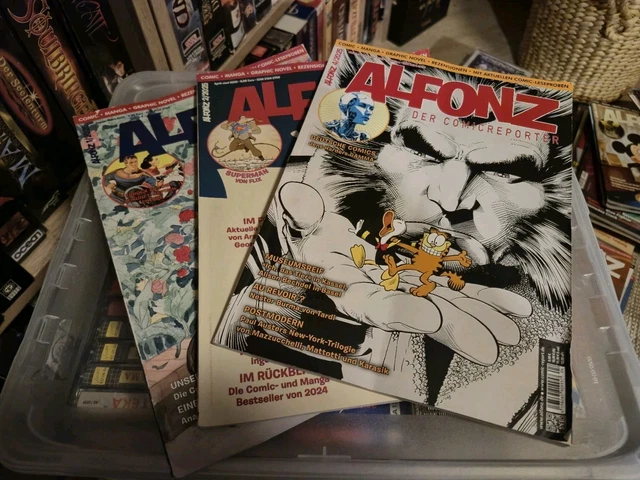 ALFONZ DER COMICREPORTER, 3xComic Magazine,Jahrgang 2025, 1,2 & 4 ...