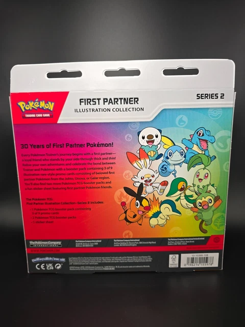 POKEMON FIRST PARTNER Illustration Collection Series 2 Factory Sealed £ ...