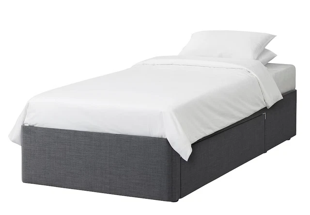 IKEA BALESTRAND DIVAN bed frame single incl. Headboard £99.00 - PicClick UK