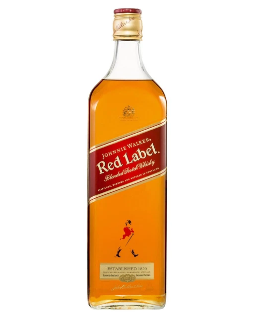 JOHNNIE WALKER RED Label Blended Scotch Whisky 1L $86.63 - PicClick AU