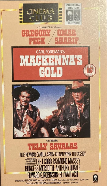 MACKENNA'S GOLD [VHS] [1992] Rare Western Gregory Peck, Omar Sharif £15 ...