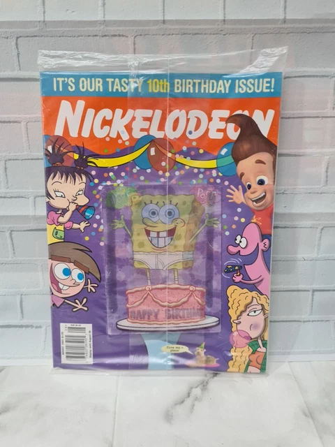 NICKELODEON MAGAZINE AUGUST 2003 #93 10th Birthday Issue RARE Sealed ...