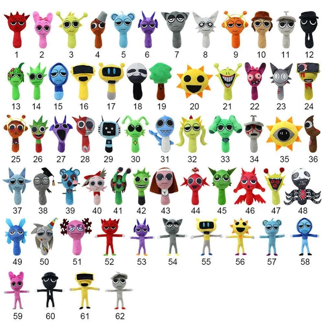 2025 SPRUNKI PLUSH,SPRUNKI Game Plush,Wenda Sprunki,Sprunki Gray,for ...