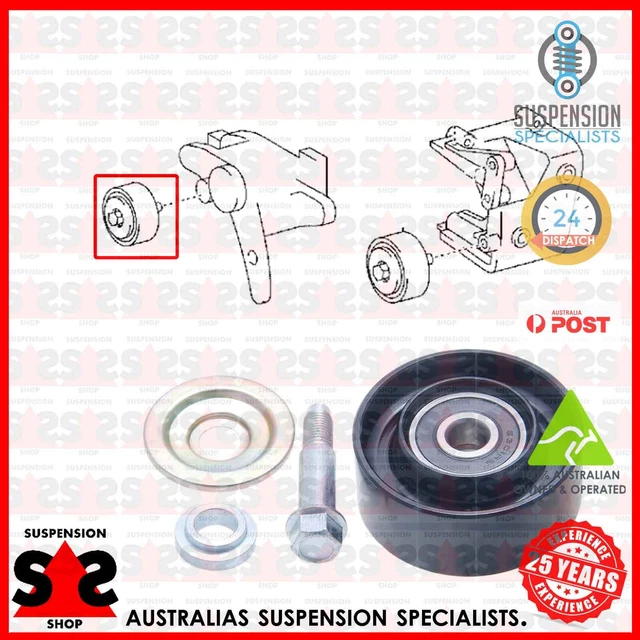 TENSIONER PULLEY, V-RIBBED Belt Suit TOYOTA HiAce 2.5 D-4D (KDH200, KDH220) EUR 60,25 - PicClick FR