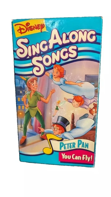 DISNEYS SING ALONG Songs Peter Pan: You Can Fly VHS Tape 1993 Rare ...