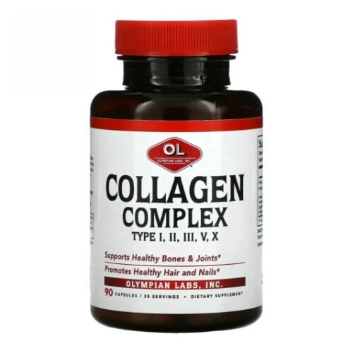 COLLAGEN COMPLEX TYPE I-II-III-V-X 90 Count By Olympian Labs £31.82 ...