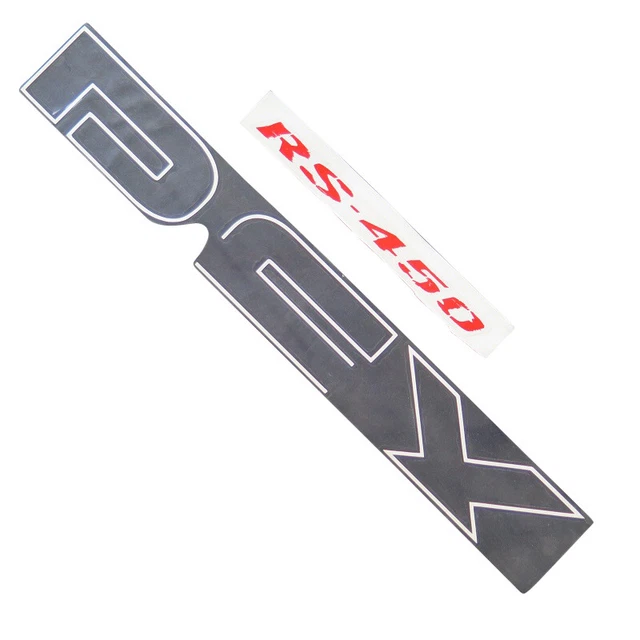 AUTOCOLLANT STICKER DÉCOR Lettrage Emblème Rex Rs 450 Carénage Latéral ...
