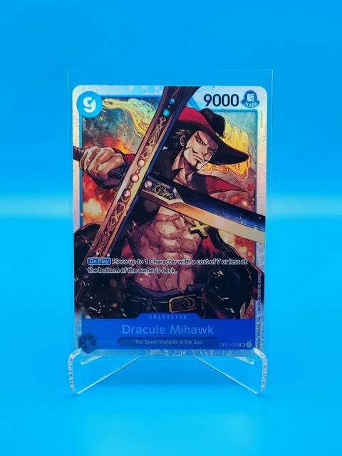 ONE PIECE CARD Game TCG / Dracule Mihawk OP01-070 V.1 / SR English NM EUR 1,90 - PicClick DE