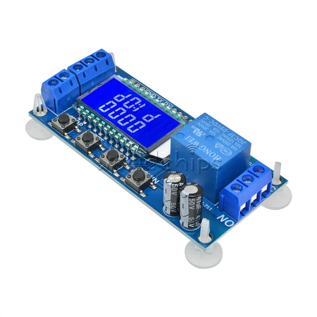 6-30V MICRO USB Relay Module Delay Trigger Cycle Timer Time Circuit LCD ...