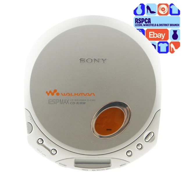 SONY WALKMAN ESP Max Portable CD Player D-E340 Personal Stereo £29.99 - PicClick UK