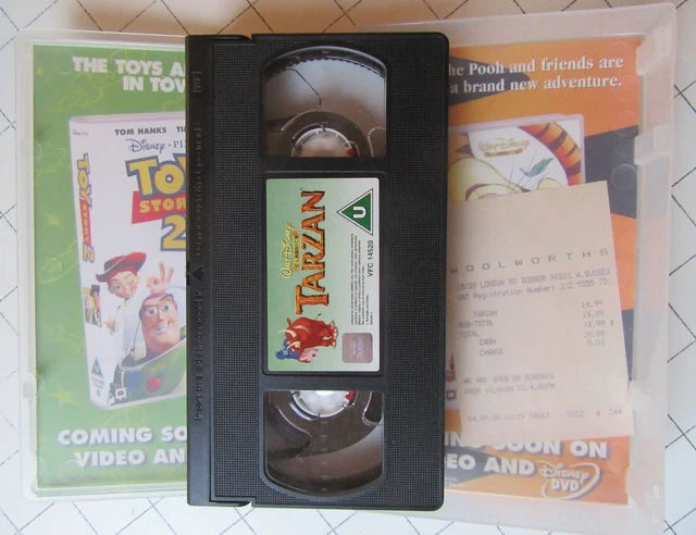 WALT DISNEY'S CLASSICS Tarzan Video Tape (PAL/VHS, 2000) Orig ...