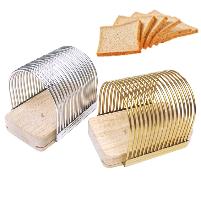 DETACHABLE BREAD CUTTER Slicer Toast Cutting Guide Manual Bread Loaf ...
