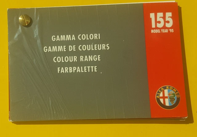 CARTA COLORI/COLOUR RANGE/GAMMA Colori Alfa Romeo 155 1995 EUR 9,95 ...