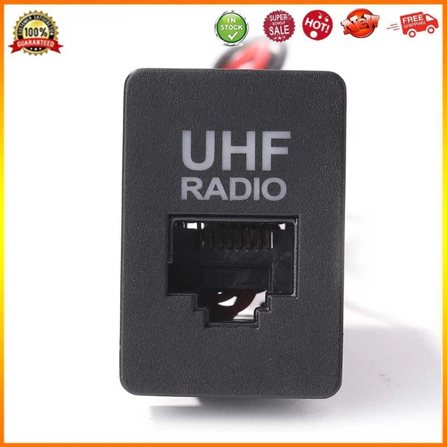 DASH SWITCH PANEL Blank RJ45 Microphone Socket UHF Radio Pass Through ...