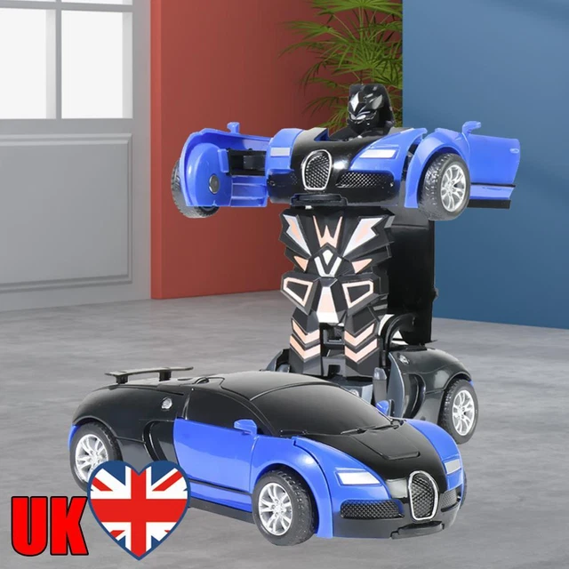 2 IN 1 Mini Car Toys Deformable Robot Car Toy Transform Car Robot Toy ...