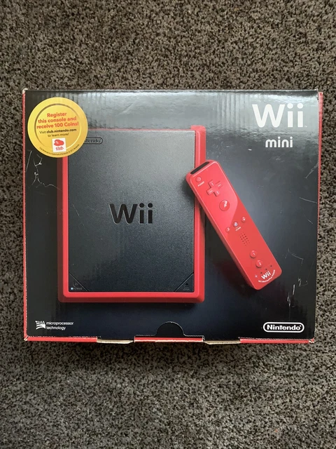 NINTENDO WII MINI Red Console In Box Brand New Never Used Canadian ...