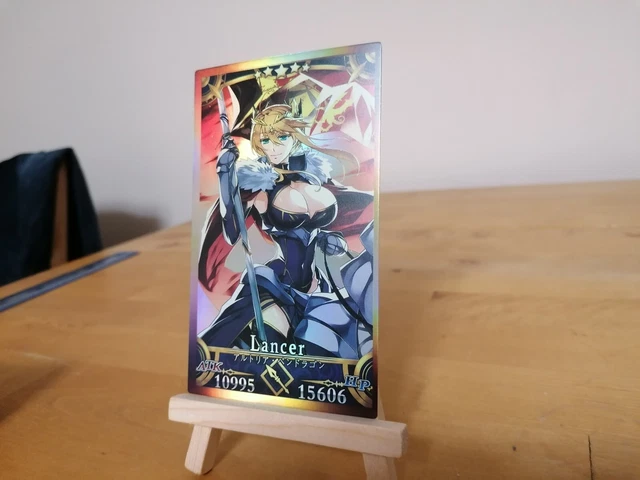 FGO (FATE GRAND order) Artoria Pendragon (Lancer) New Rare Anime Card ...