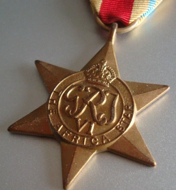 ORIGINAL BRITISH WW2 AFRICA STAR FULL SIZE MEDAL £10.50 - PicClick UK