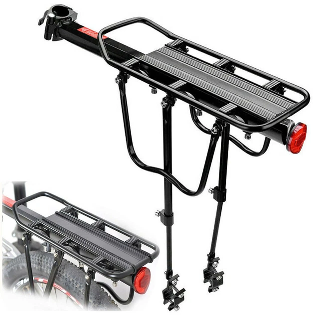 BIKE REAR RACK Seat Luggage Carrier Bicycle Mountain Mount Holder ...