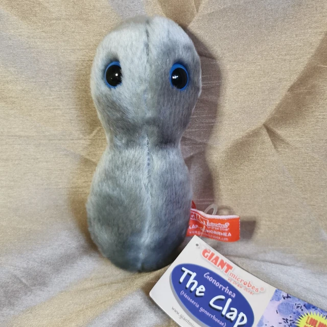 GIANT MICROBES THE Clap Gonorrhoea STI Plush With Tag Funny Educational ...