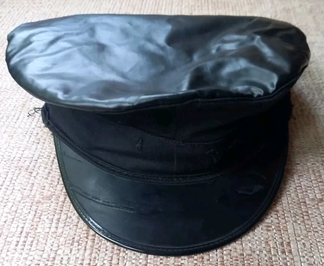 BRITISH RAILWAYS GREASETOP Loco driver hat Compton Sons & Webb Ltd 1966 ...